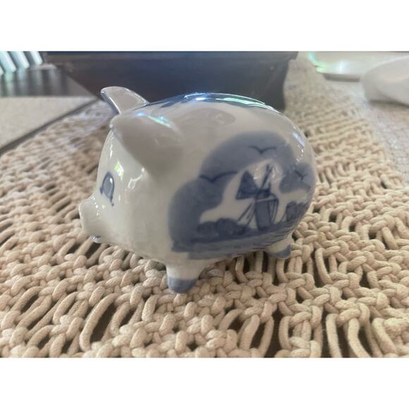 blue delft | Accents | Pig Bank Blue Delft | Poshmark